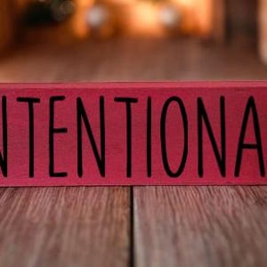 One Word | Custom "word of the Year" Wooden Block | Personalized Home ...