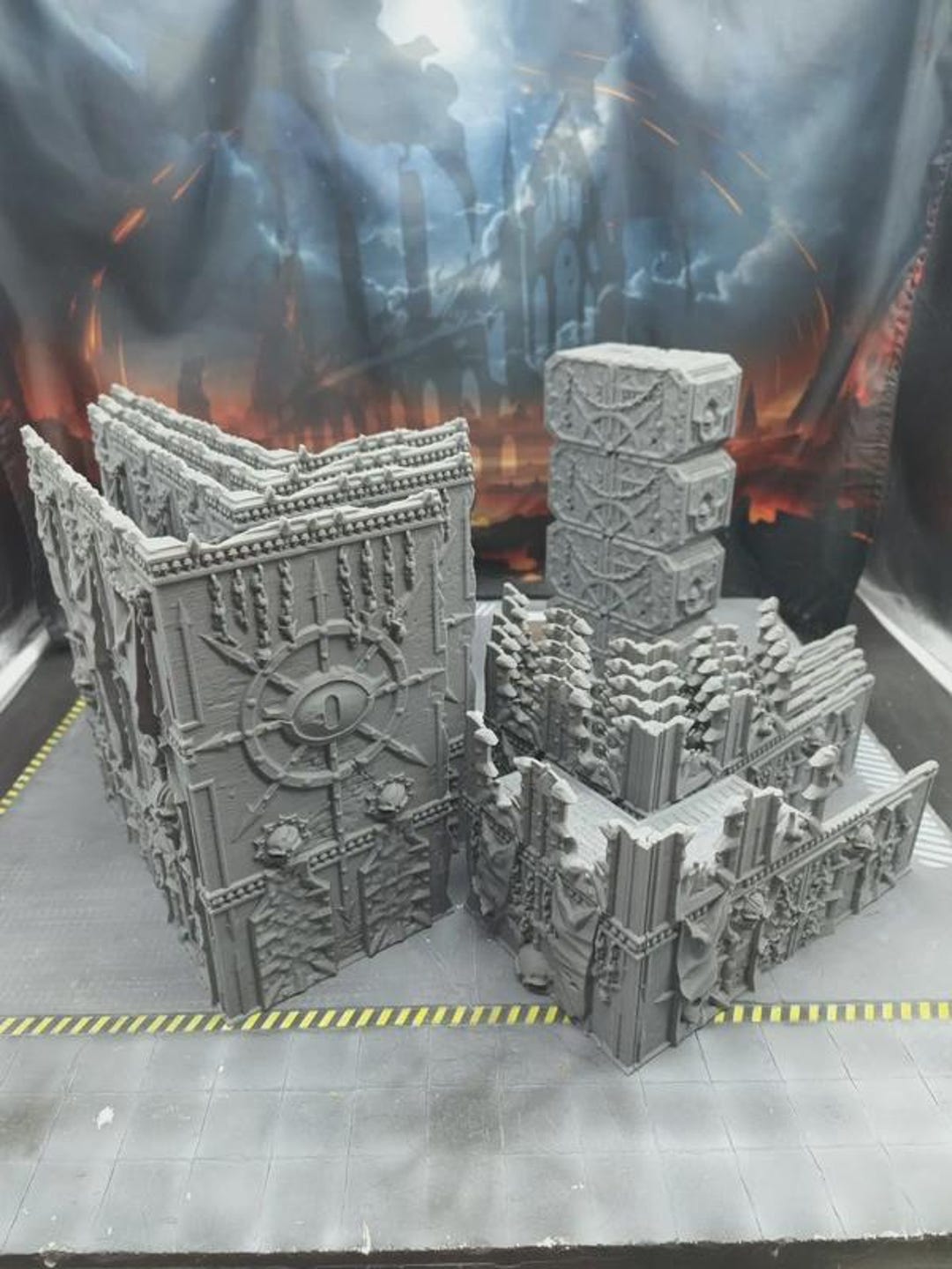 Complete Scenery 40k WTC Foldable 4x6x4 Chaos - Etsy