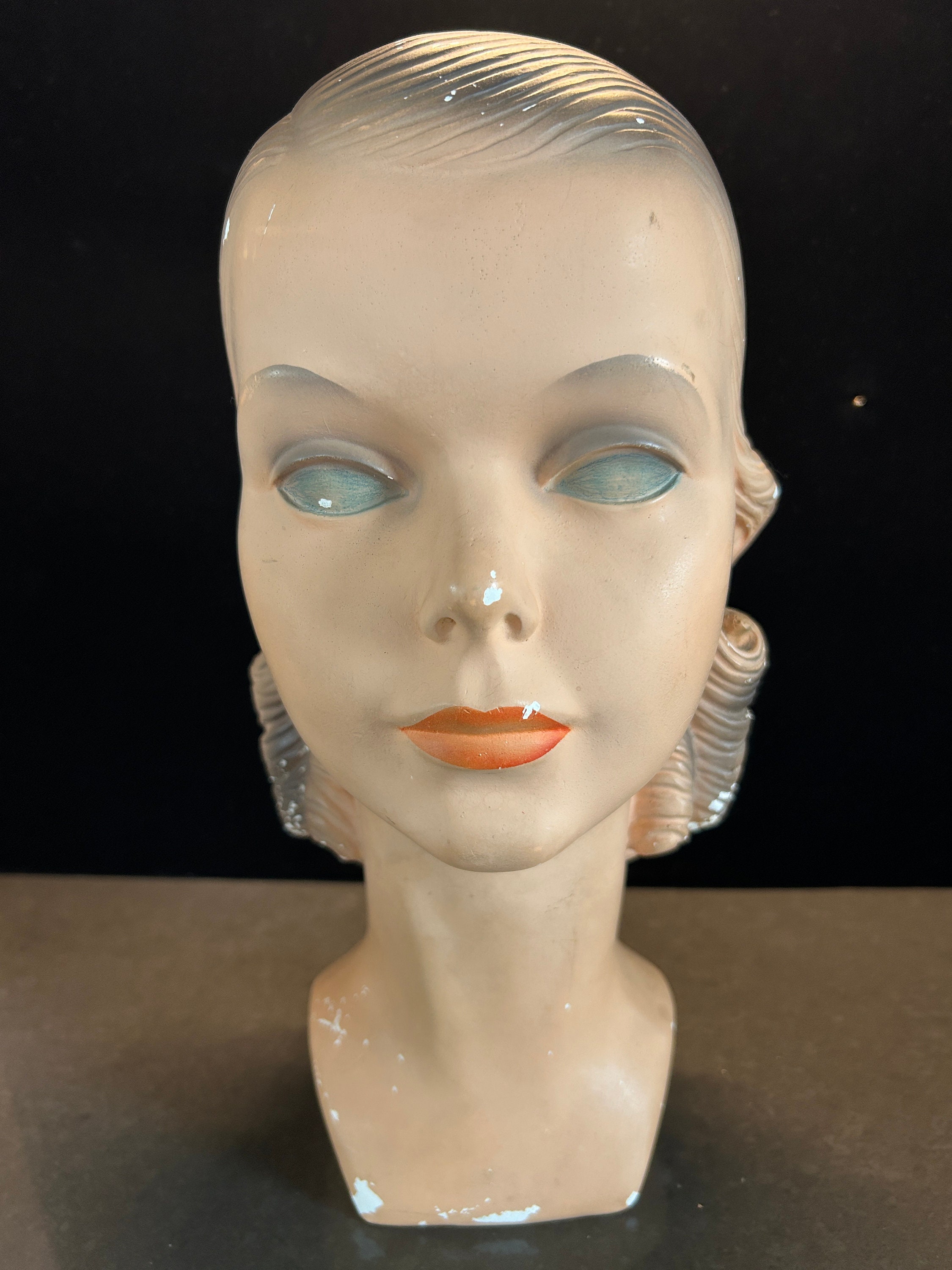 Vintage Mannequin Head.. Store Display rare - Etsy