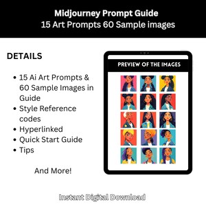 Midjourney Alpha Ai Art Prompt Guide for AI Art: 15 Style Prompts + 60 ...