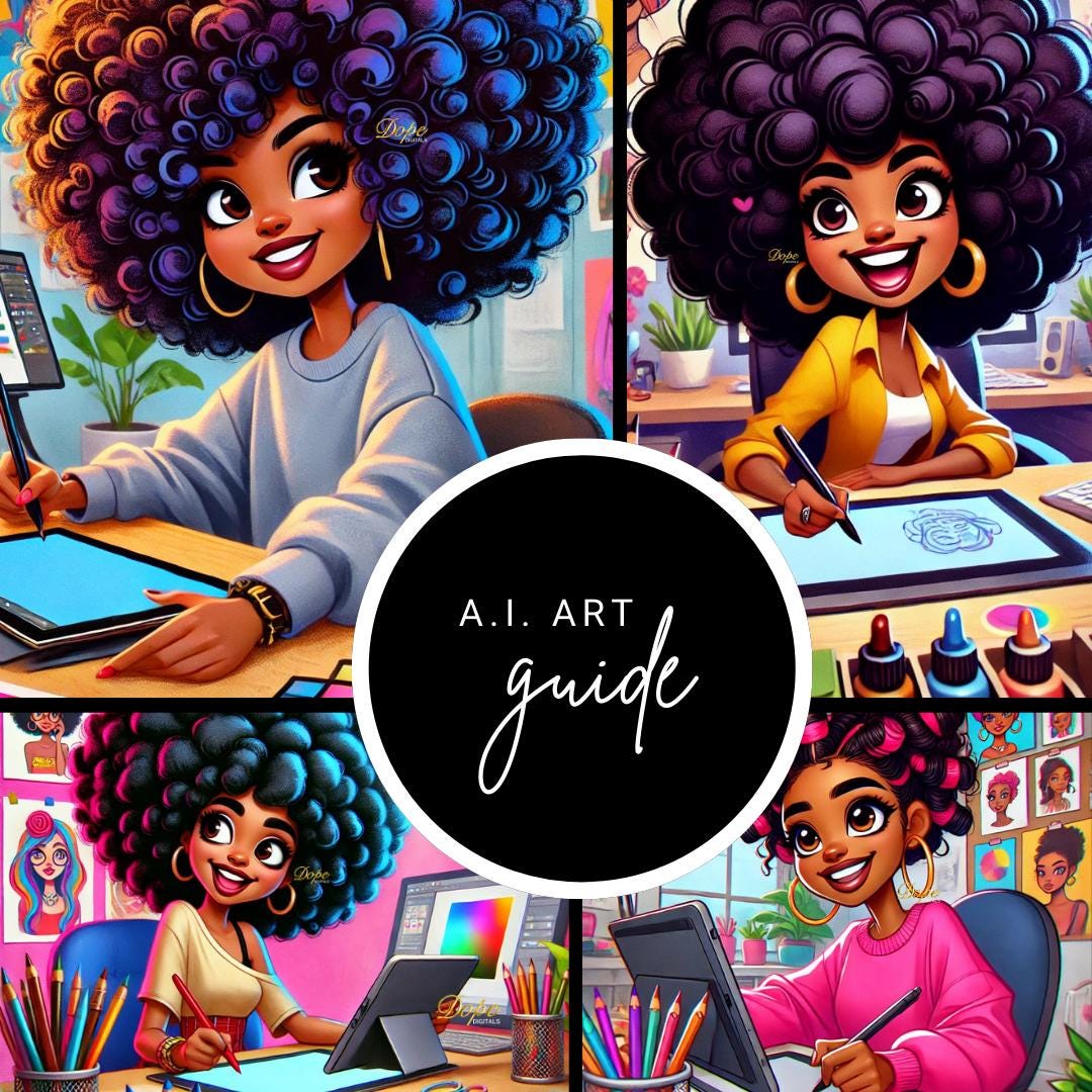 AI Art Prompt Guide - Art Studio - 15 Prompts & 15 Sample Images ...