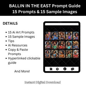 Ai Art Guide 'ballin in the East' Basketball Sports Gpt Prompts Black ...
