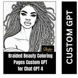 Beauty Coloring Pages Custom GPT-4 Art Maker: Create Images for ...