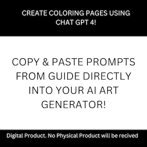 Bundle Coloring Page Maker Chat GPT 4 Paid Version Bundle 3 Prompt ...