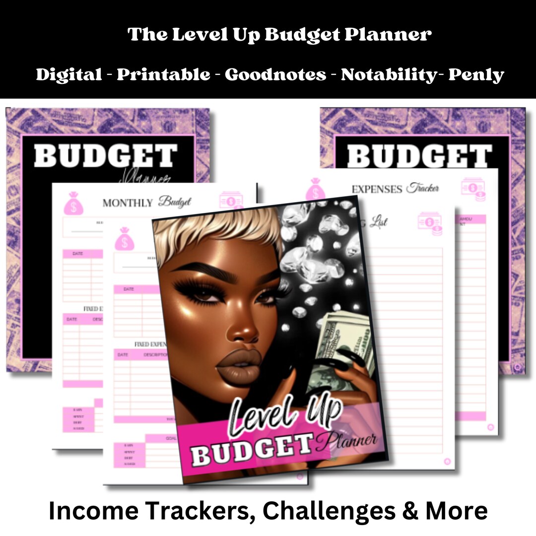 The Level up Budget Planner Digital Download 140 Pages Monthly Planning ...