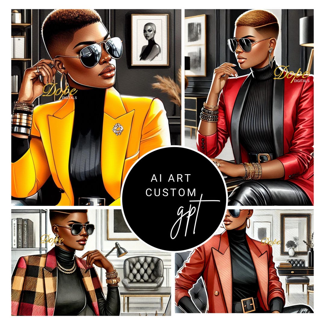 Art GPT | Custom GPT-4 Art Maker: Create Art for Commercial Use | Chat GPT 4 Plugin | Black ...