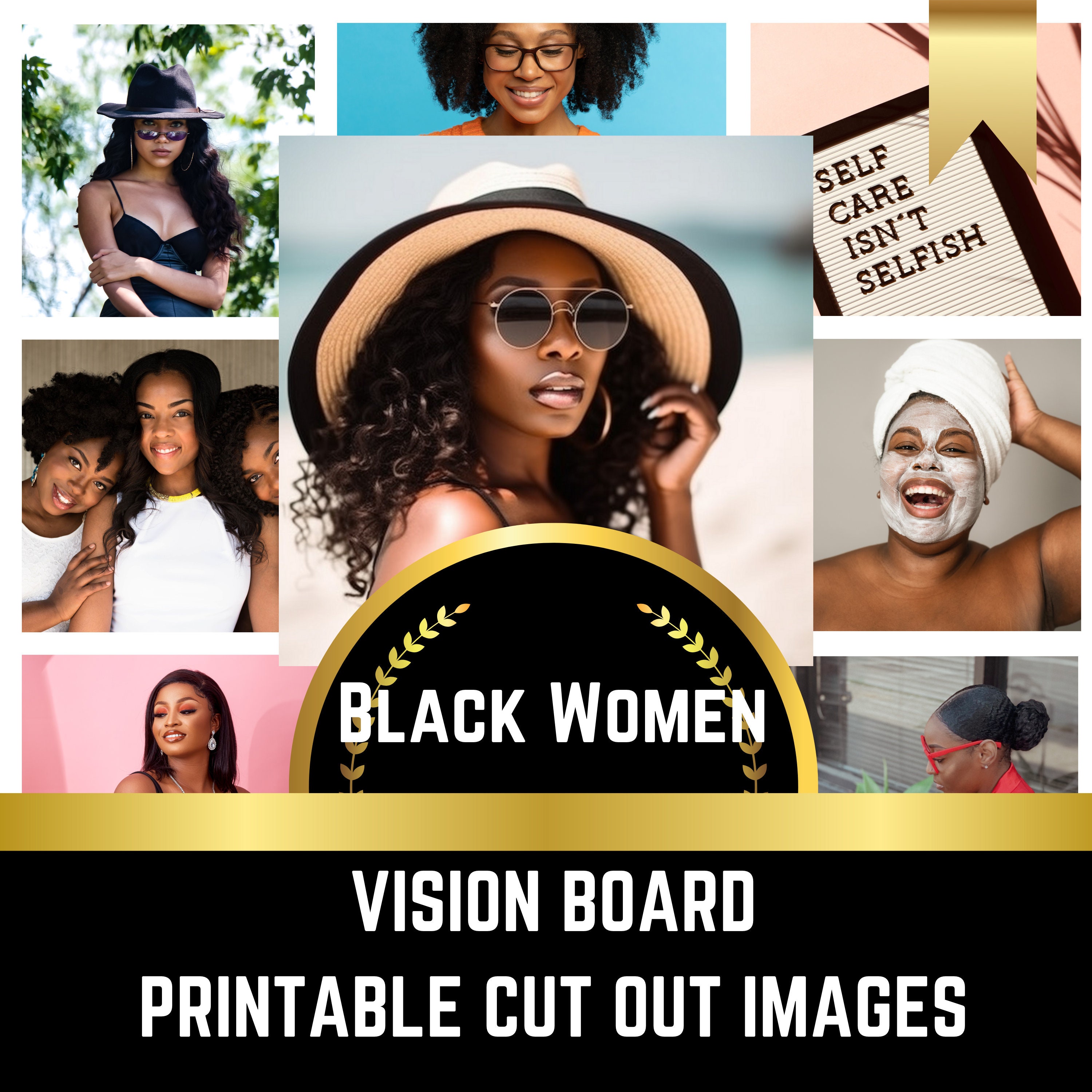 250 Images the Ultimate Vision Board Workbook for Black Women - Etsy