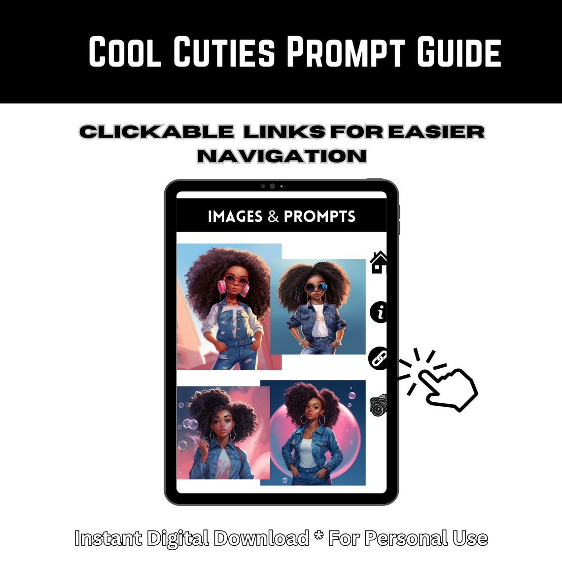 Cool Black Girls Midjourney AI Art Prompt Guide for Creating Digital ...
