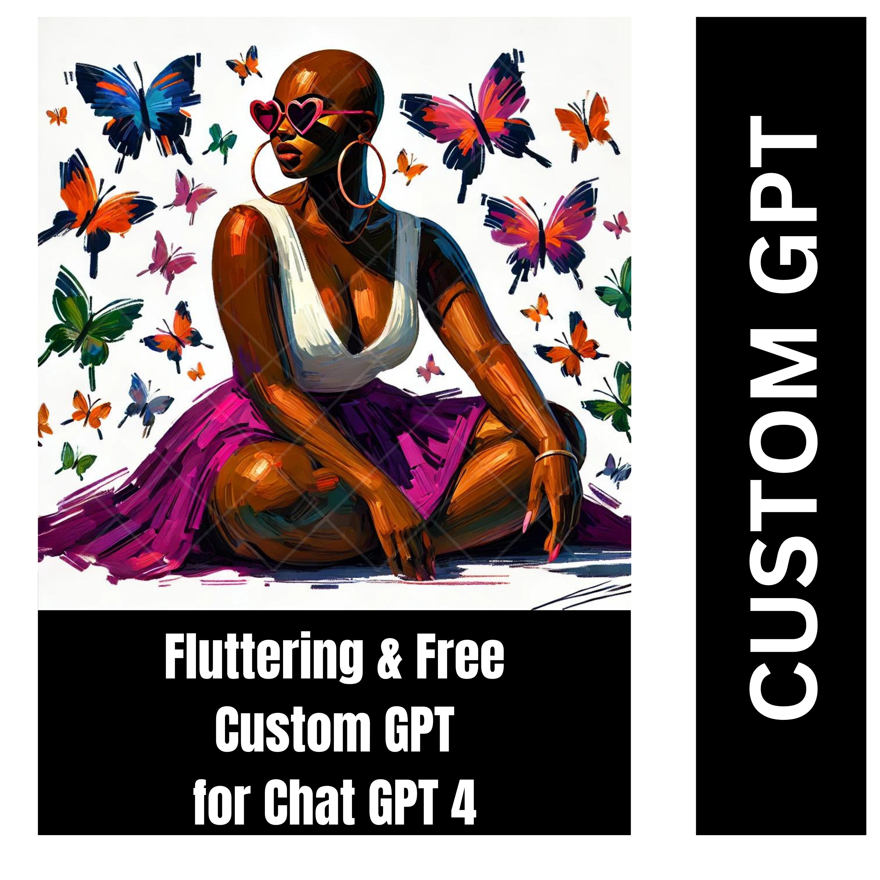 Fluttering Art Custom GPT-4 Art Maker: Create Unique Images for Commercial Use, Instant PDF ...