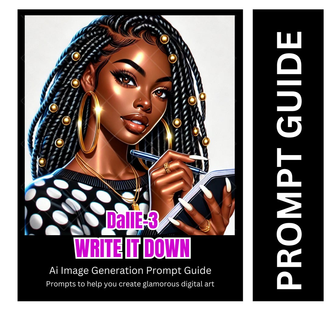 AI Art Prompt Guide "write It Down" 20 Prompts & 20 Sample Images ...