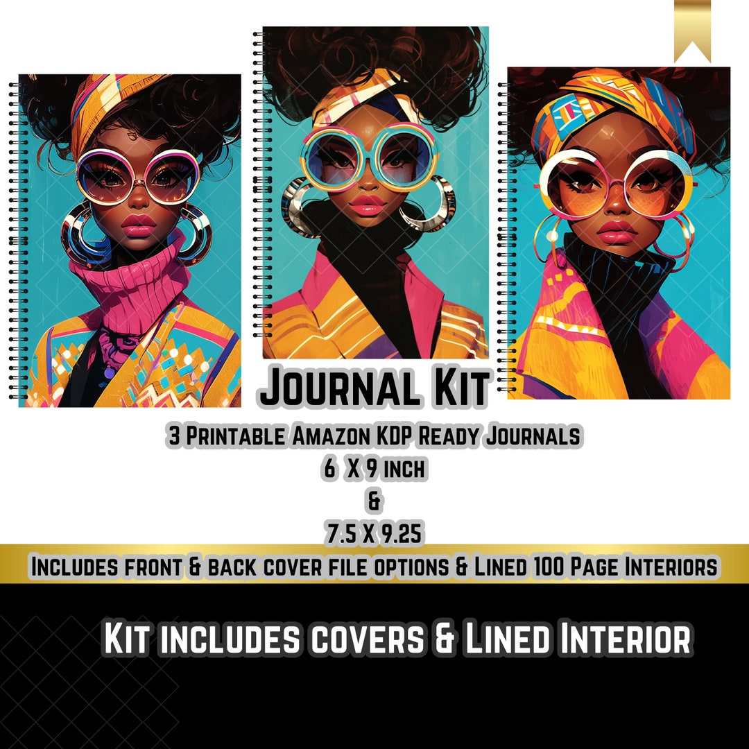 Black Girl Journal Kit | Create & Sell Your Journals With Limited PLR ...