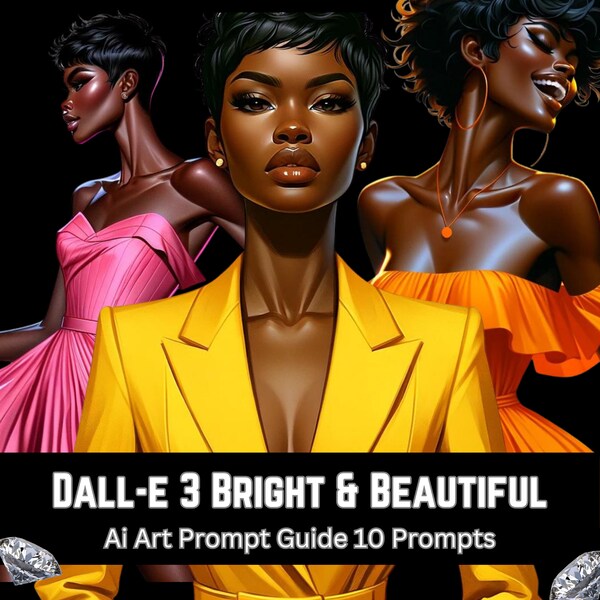 Dall E 3 Ai Art Prompt Guide | Black Women | - Etsy Australia