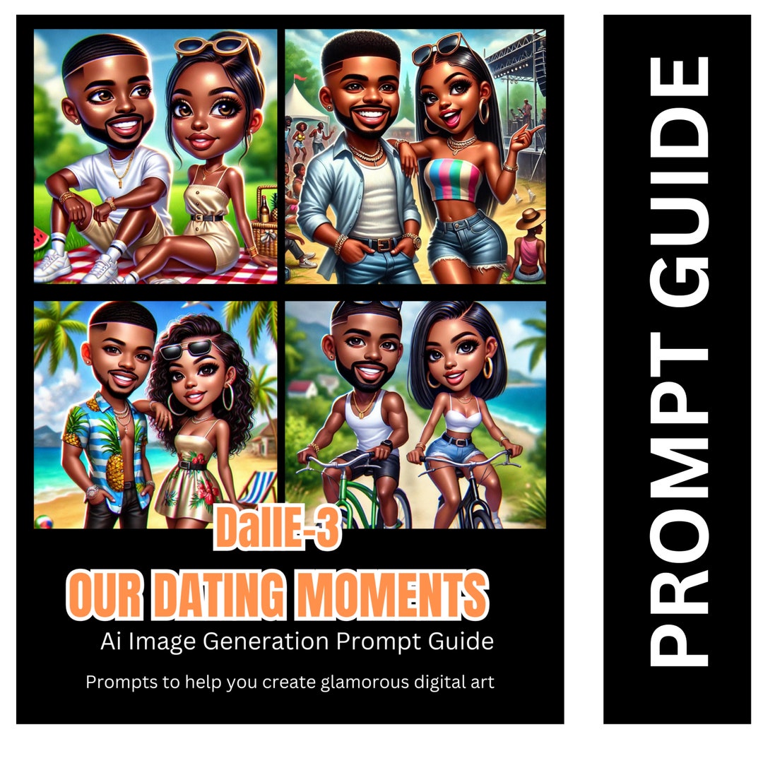 Dating Moments 1 | Prompt Guide for Dall E 3 Chat GPT 4 | Ai Art | 15 Prompts | 15 Sample Images ...