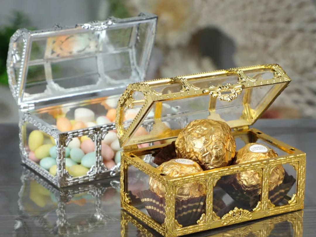 Vintage Treasure Chest Jewelry Boxes Pirate Gold Coin Case - Etsy