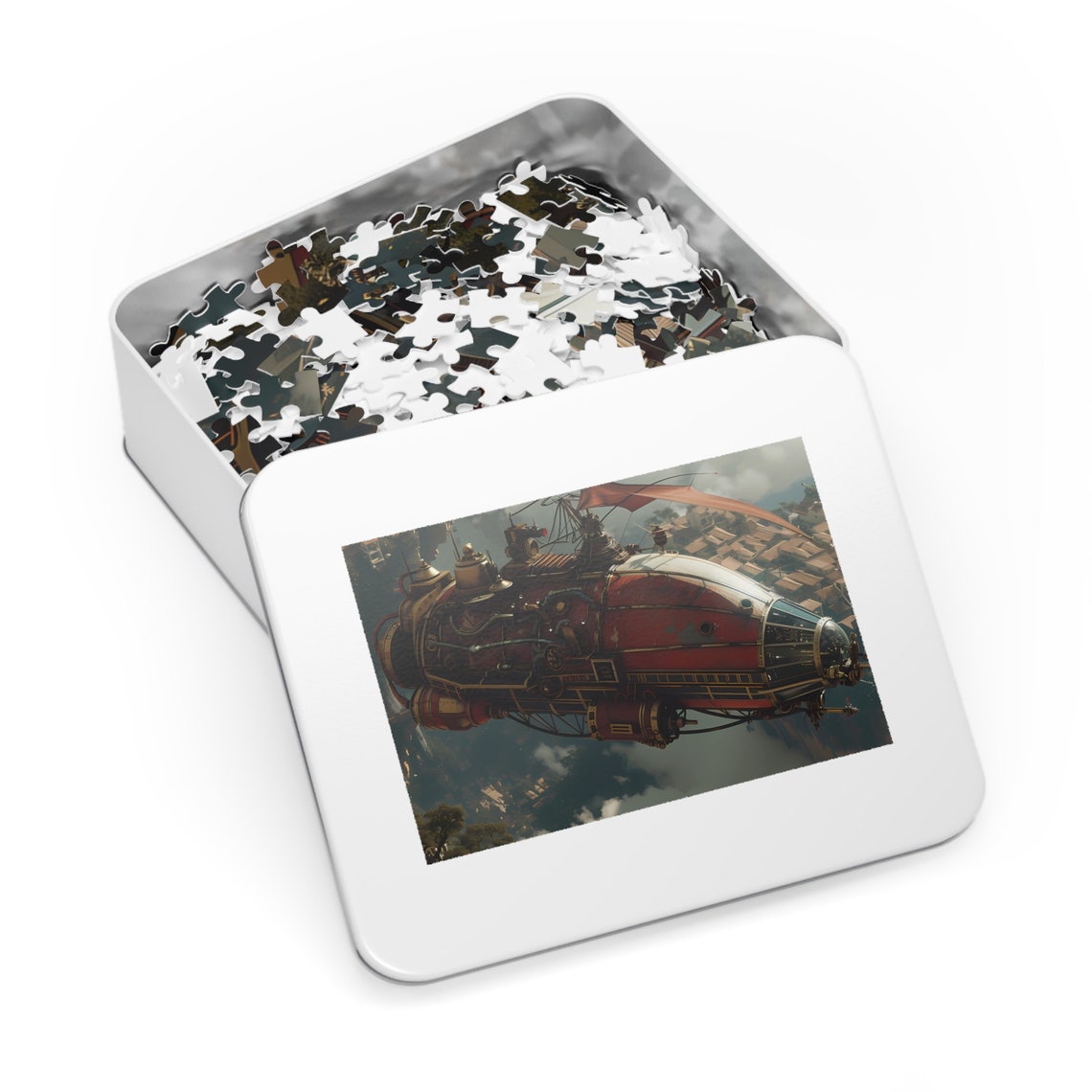 Steampunk Galactic Airship II Jigsaw Puzzle (500,1000-piece) - Etsy
