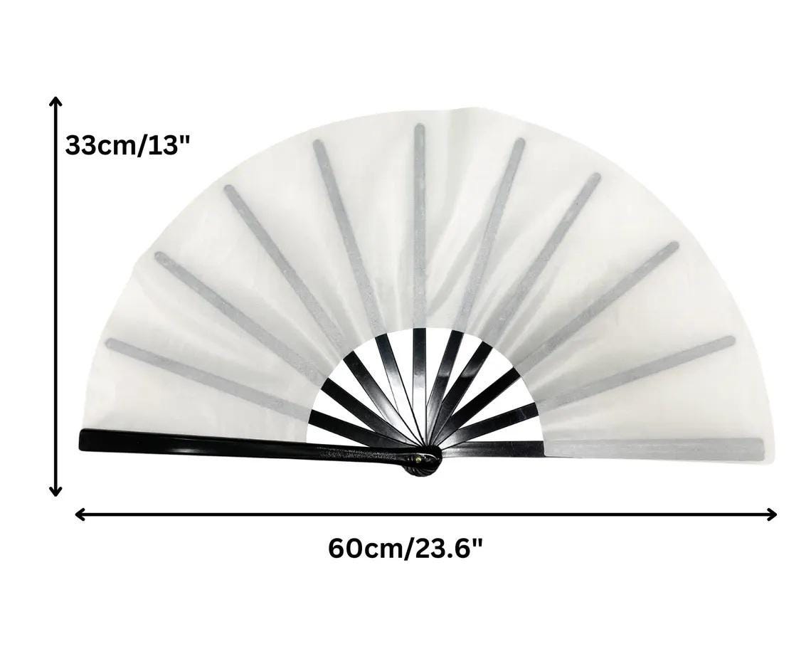 Sublimation Clack Fan: DIY Printing, Custom Polyester Fan (13x23.6 Inch ...