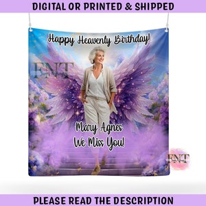 Memorial Backdrop | Funeral Banner | Memorial Service | Funeral Display ...