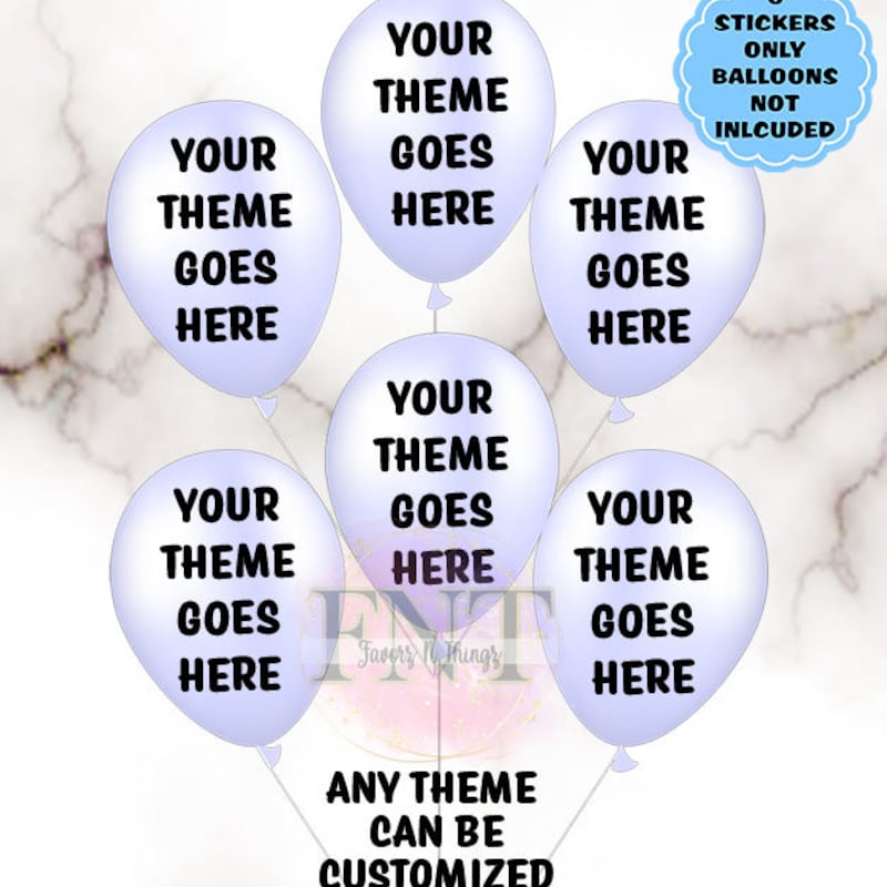 Balloon Stickers - Etsy