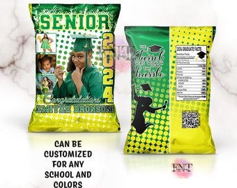 Custom Graduation Chip Bag- Printed & Shipped - Etsy