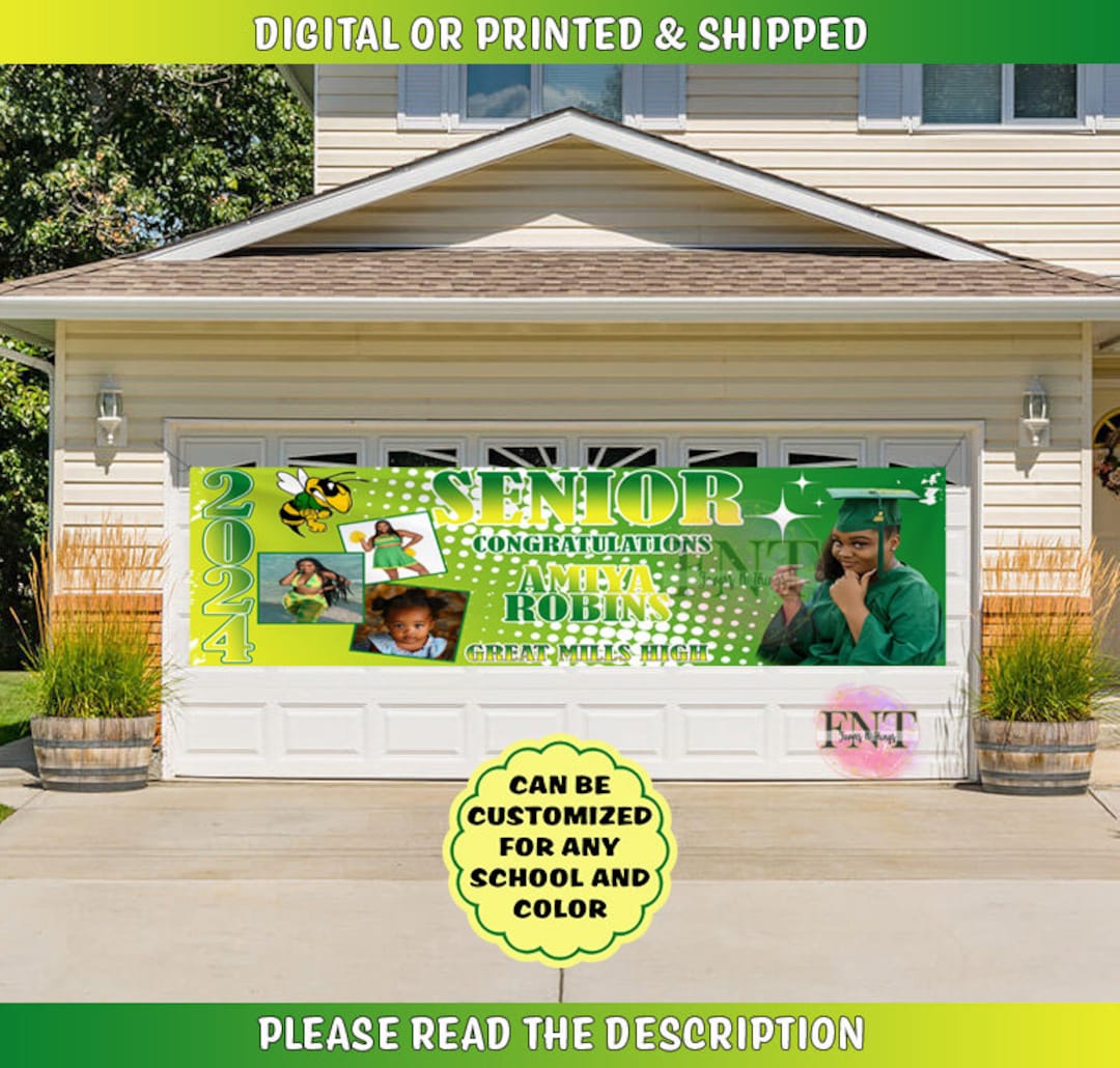 Graduation Garage Door Banner | Graduation Banner | Graduation Party ...