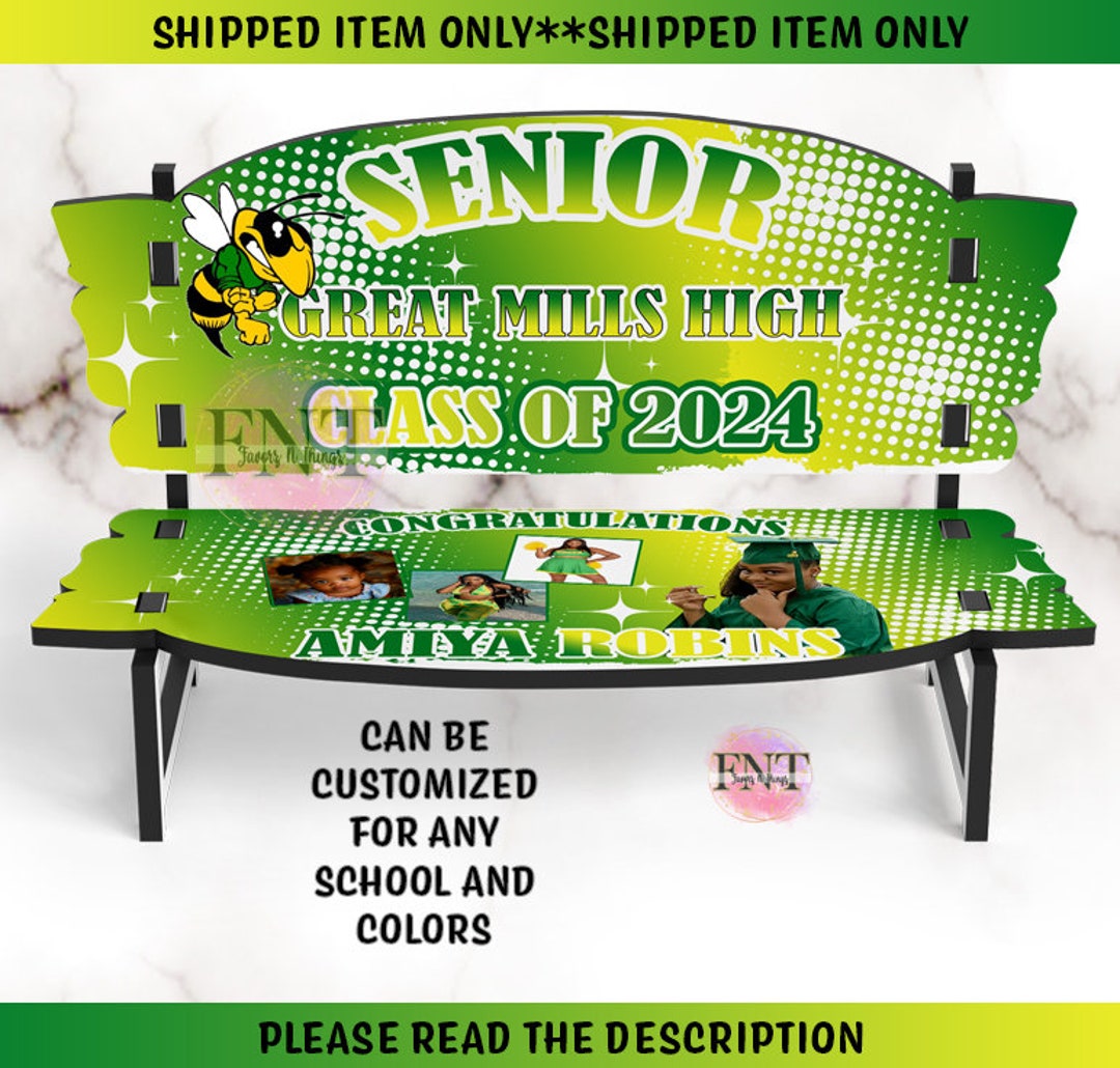 Graduation Mini Bench | Mini Keepsake Bench | Graduation Keepsake Mini ...