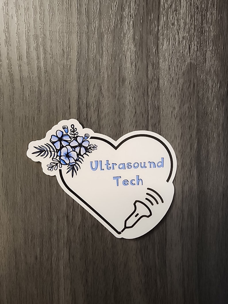 Ultrasound Tech Stickers, Radiology Stickers, Ultrasound Gel Sticker ...