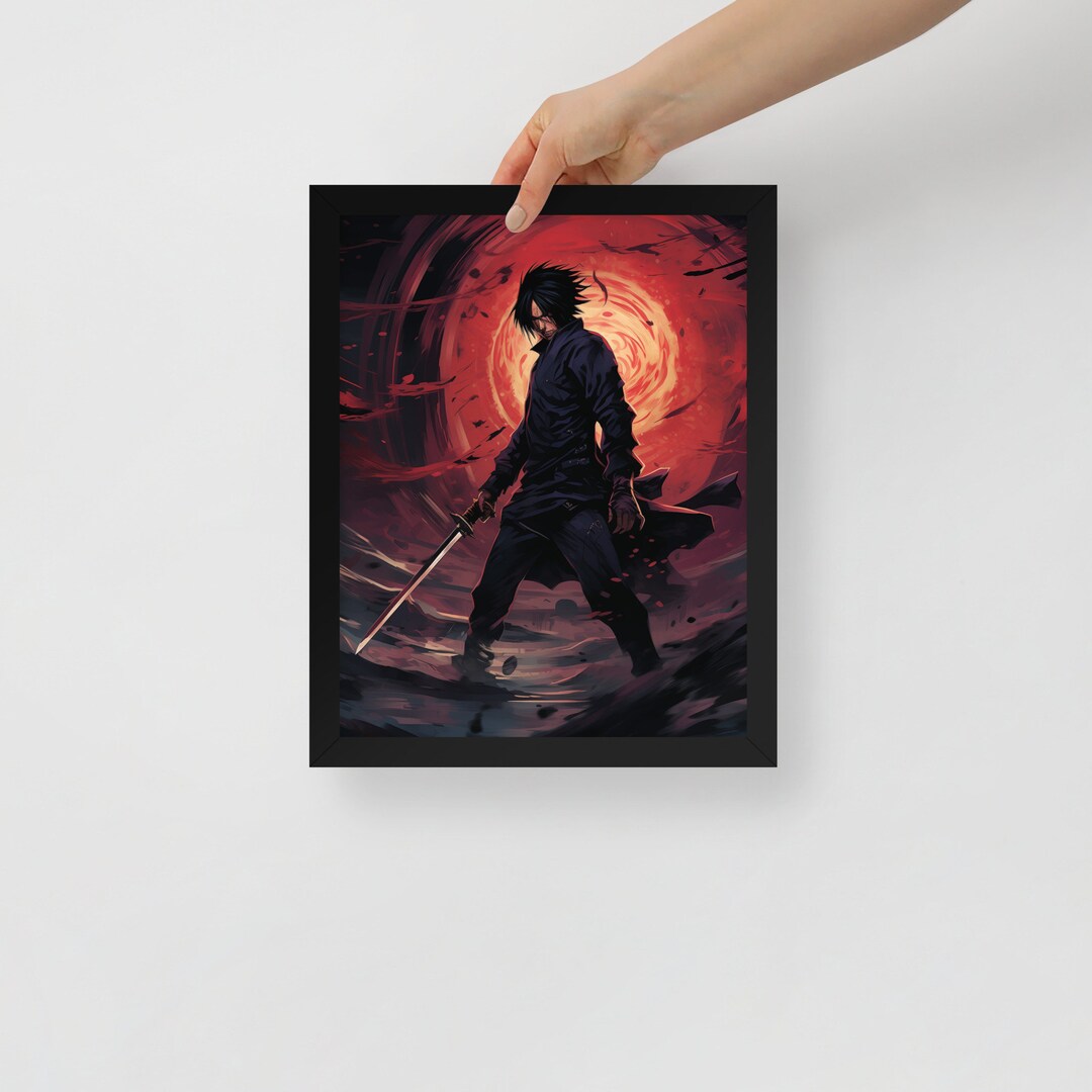 Sasuke Uchiha Framed Poster - Etsy