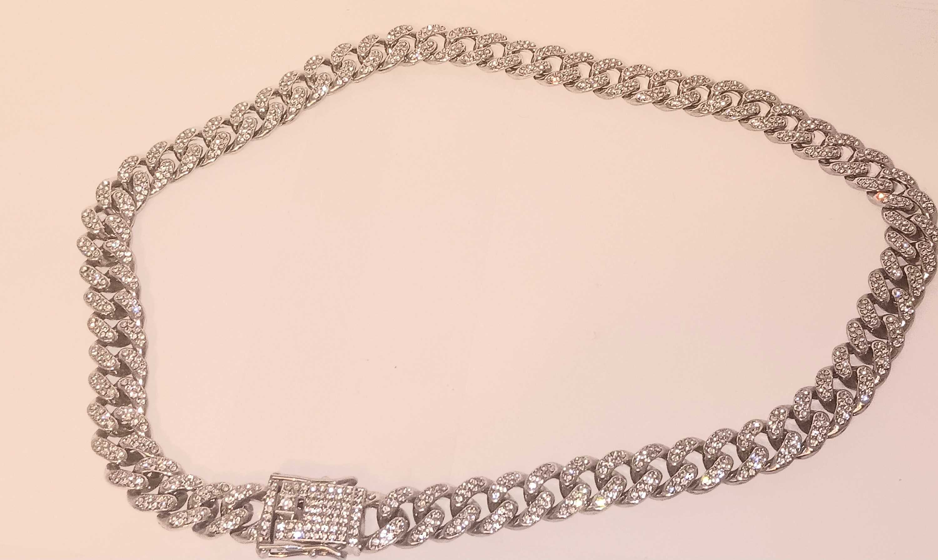 Iced Out Cuban Link Chain - Etsy