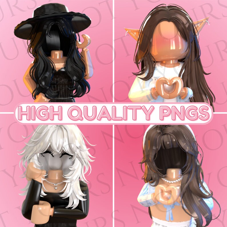 Custom Roblox Avatar GFX PNG - Etsy