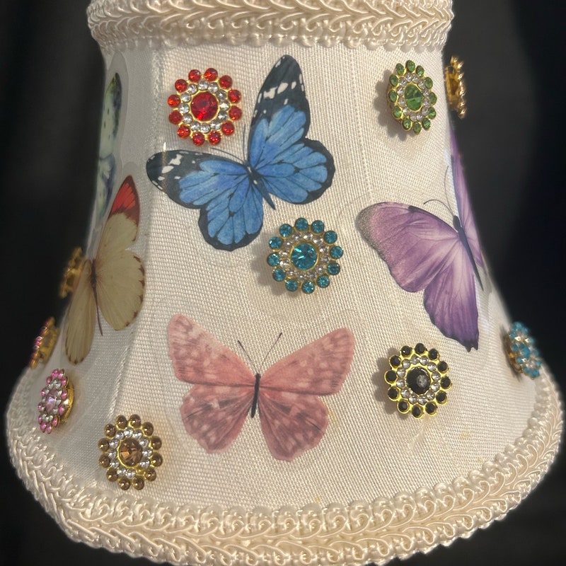 Embroidered Lamp Shade - Etsy