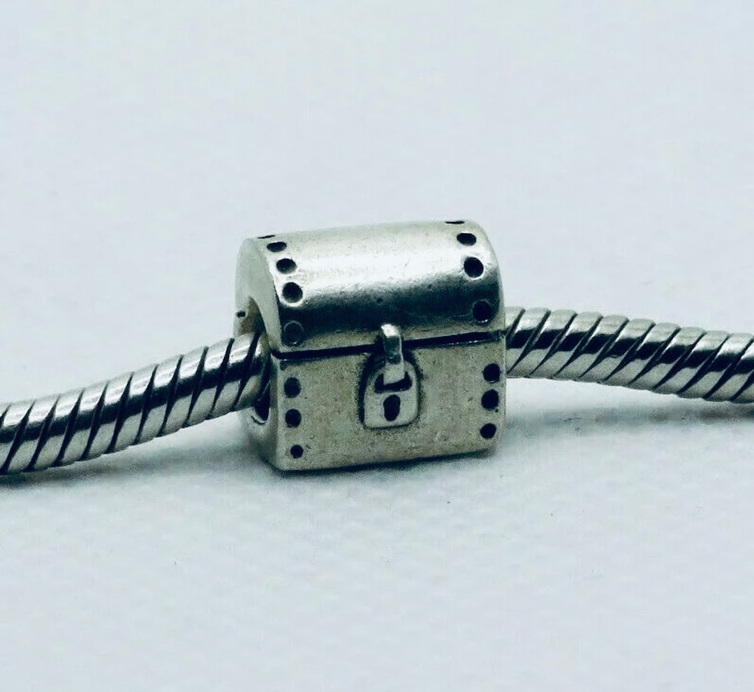 Authentic Pandora Treasure Chest Sterling Silver Charm 790425 - Etsy