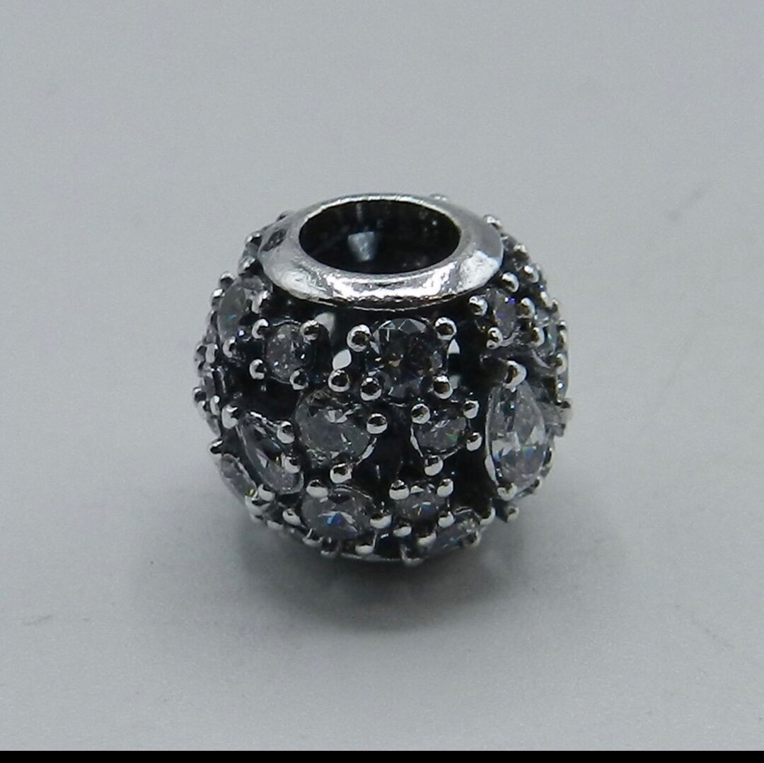 PANDORA Sparkling Round Openwork Charm 799225C01 New - Etsy