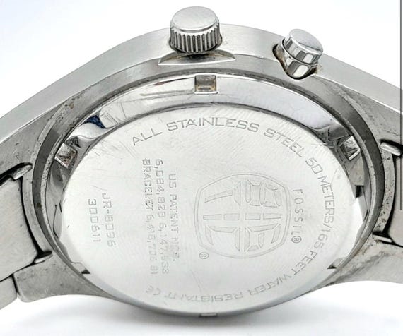 Rare y2k 00s FOSSIL Big Tic JR-8096 Blue Quartz Anima… - Gem