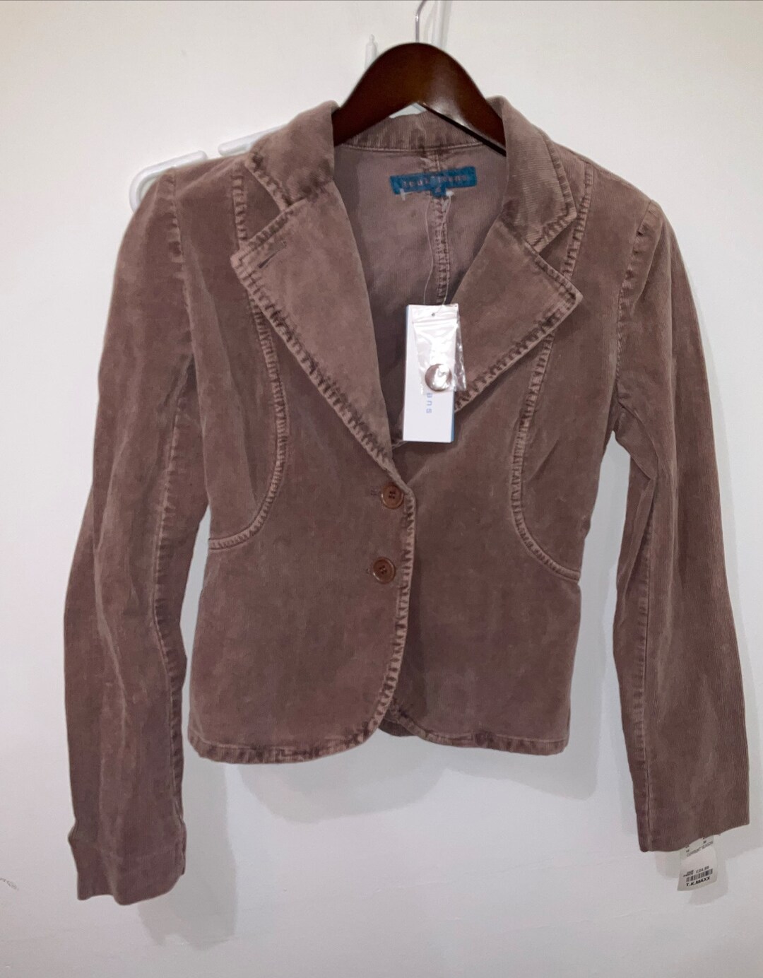FCUK Jeans Fitted Single Breast Corduroy Jacket/blazer Uk10 - Etsy