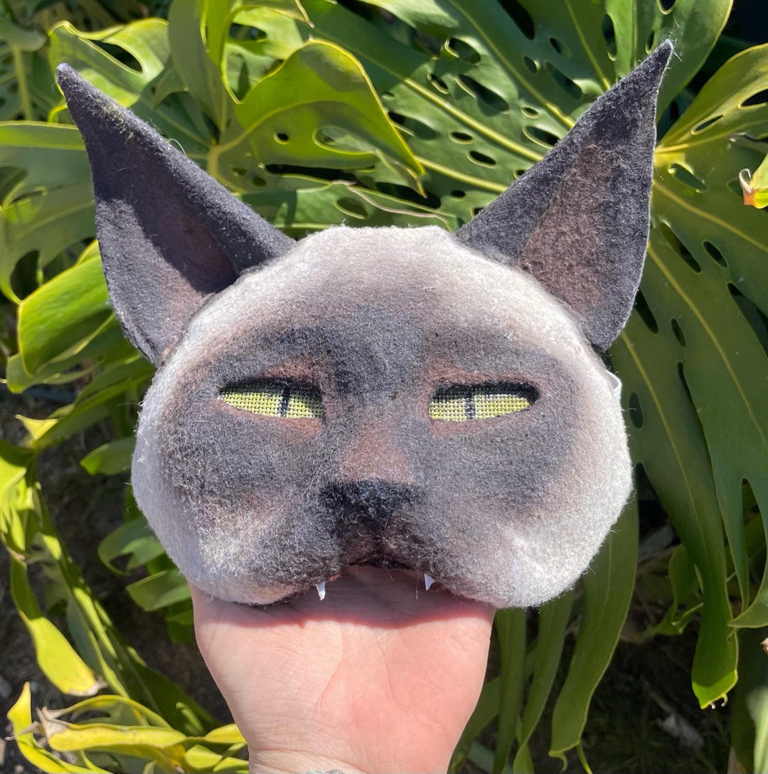 Siamese Cat Mask - Etsy