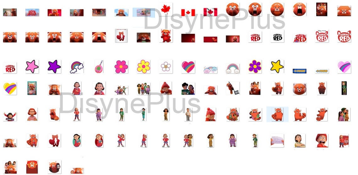 Turning Red PNG, Turning Red SVG, Turning Red Clipart, Instant Download ...