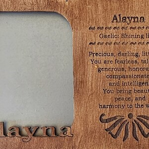 Personalized Name Photo Frame - Etsy