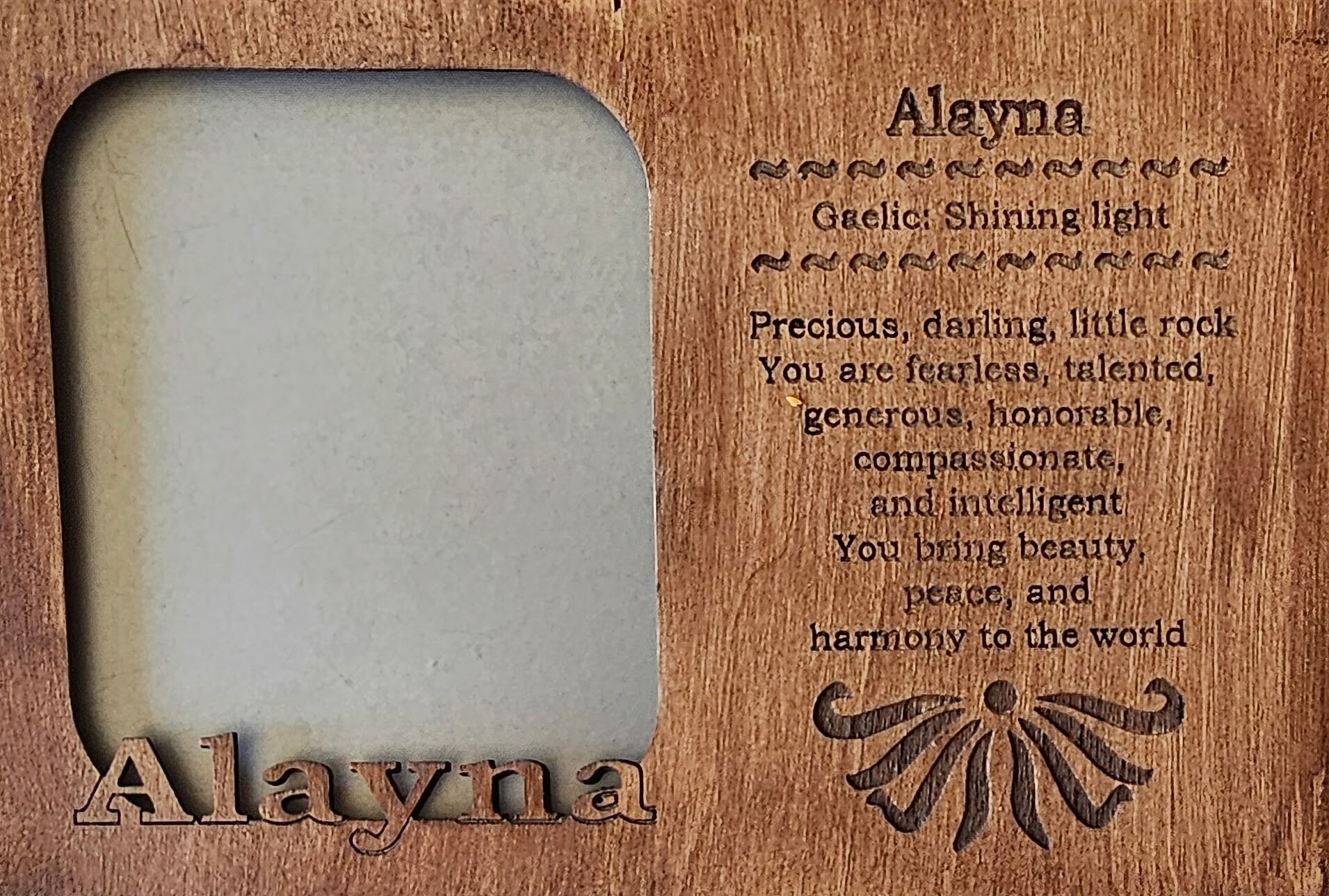Personalized Name Photo Frame - Etsy