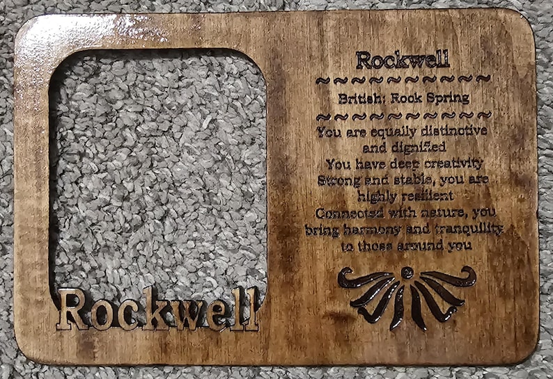 Personalized Name Photo Frame - Etsy