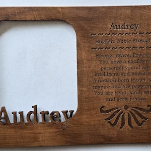 Personalized Name Photo Frame - Etsy