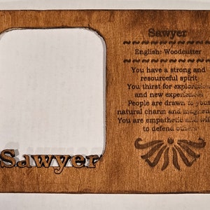 Personalized Name Photo Frame - Etsy