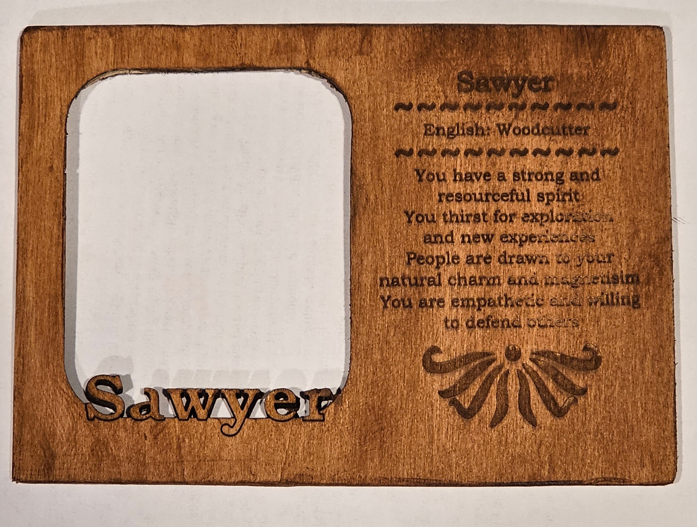 Personalized Name Photo Frame - Etsy