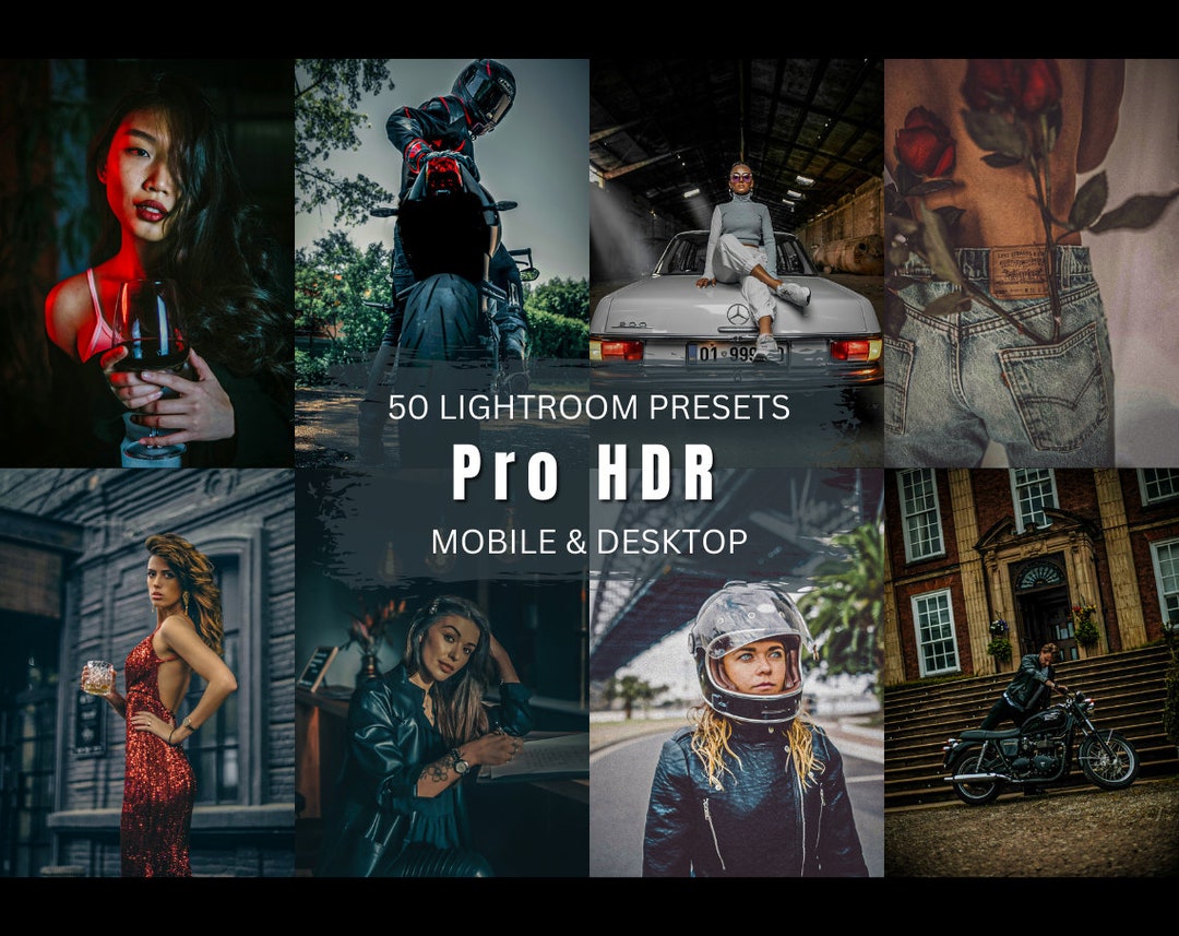 HDR Lightroom Preset Bundle, Capture Clear Sharp Photos, Night Life ...