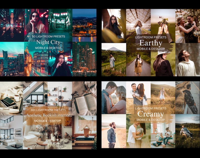 1200+ Lightroom Presets Bundle: Mobile & Desktop Filters - Etsy
