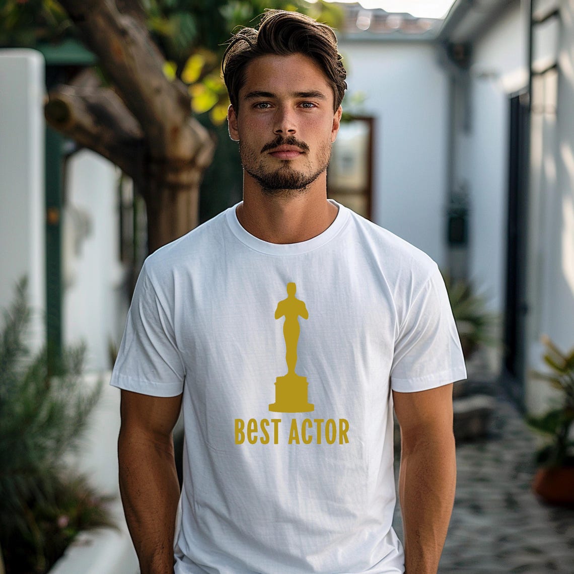 Actor Award Trophy Tee, Hollywood T-shirt - Etsy