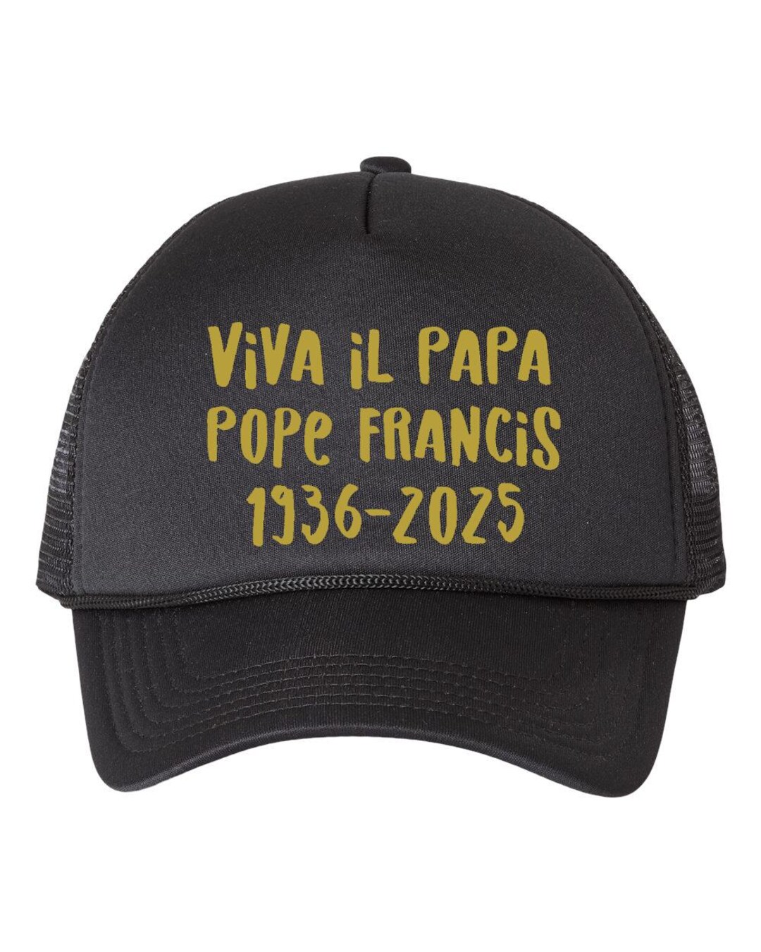 Viva Il Papa Pope Francis Trucker Hat, Mesh Back Baseball Cap - Etsy