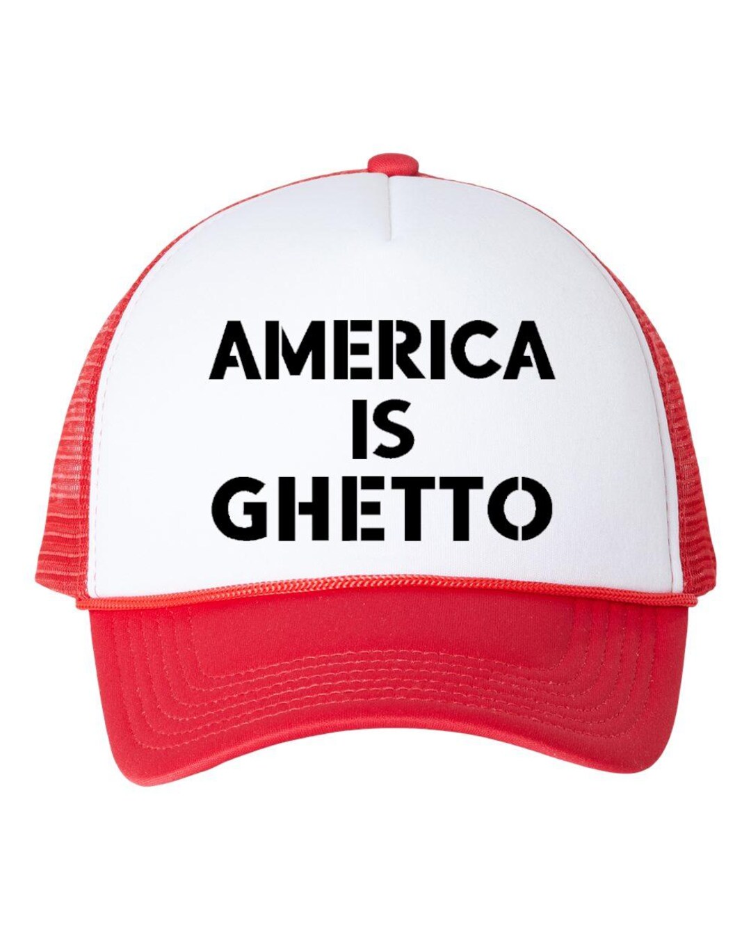 America is Ghetto Mesh Trucker Cap - Etsy