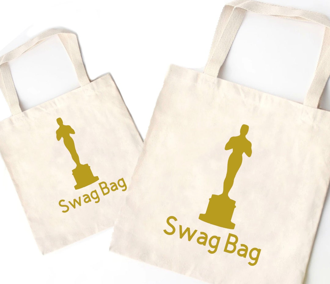 Swag Bag Hollywood Awards Show Canvas Tote Bags: Red Carpet Party Favor ...