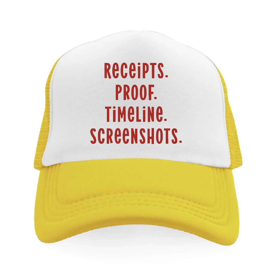 Receipts Proof Timeline Screenshots Adjustable Mesh Back Trucker Cap ...