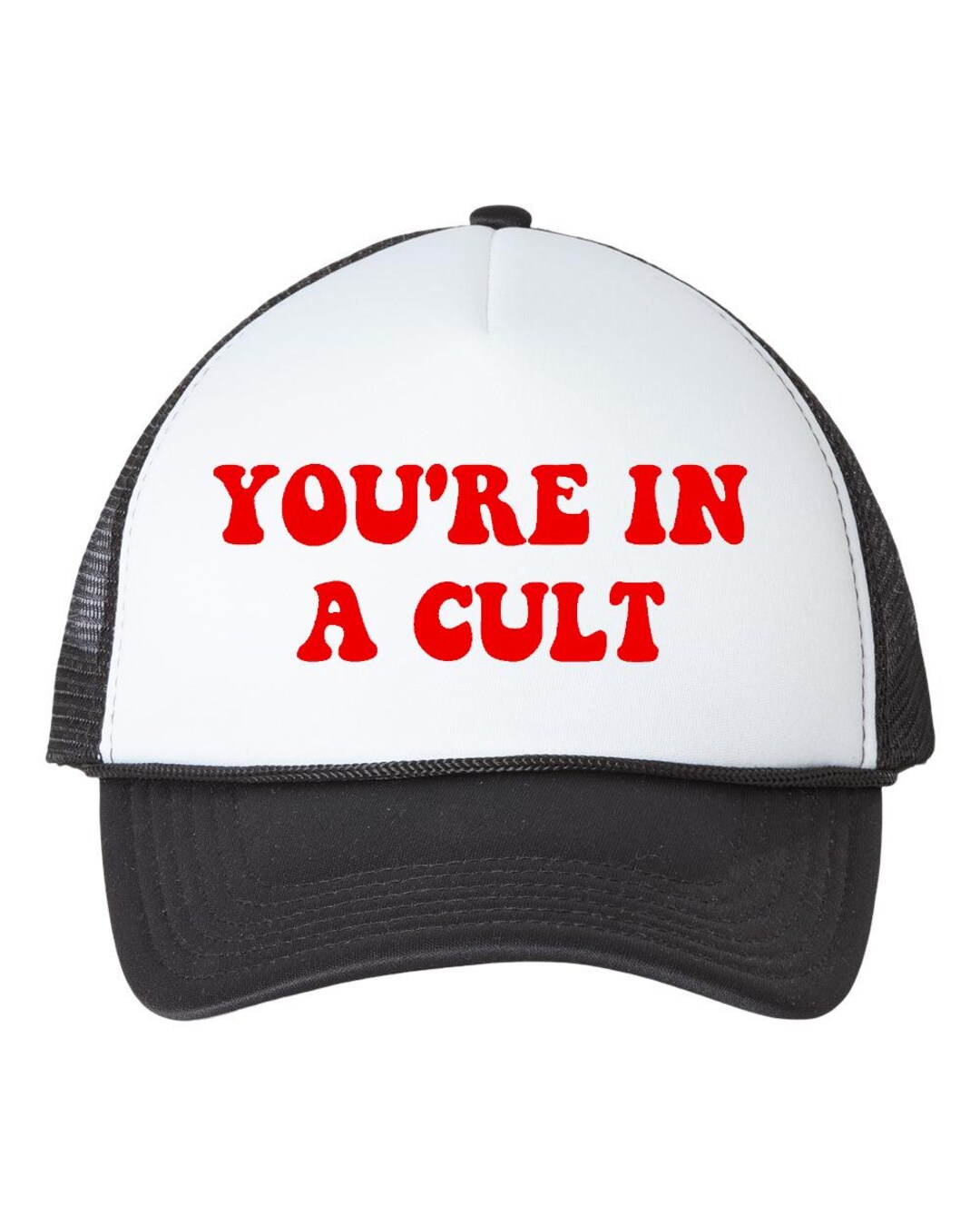 You're in a Cult Mesh Trucker Cap, Adjustable Snapback - Etsy